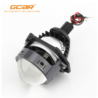GCAR WST Super 3.0A Super Bright 3'' Bi LED Projector 6000K Double Lamp Bowl Bi LED Lens Projector