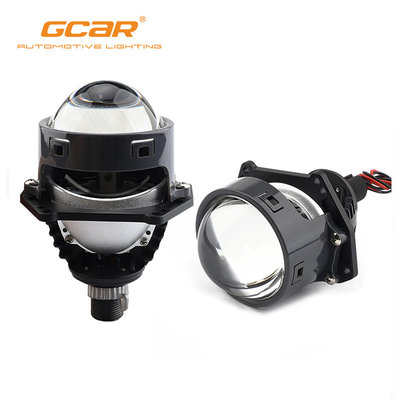 GCAR WST Super 3.0A Super Bright 3'' Bi LED Projector 6000K Double Lamp Bowl Bi LED Lens Projector