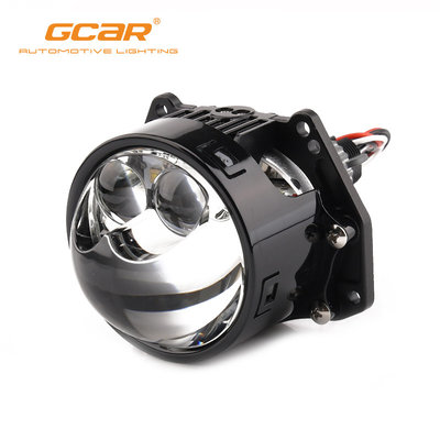 GCAR WST 3.0A-S Universal Projector Lens 3'' Double Laser LED Headlamp 65W LHD RHD High Low Beam Car LED Lamp Bi LED Projector