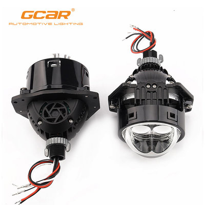 GCAR WST 3.0A-S Universal Projector Lens 3'' Double Laser LED Headlamp 65W LHD RHD High Low Beam Car LED Lamp Bi LED Projector