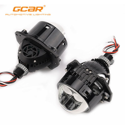 GCAR WST 3.0A-S Universal Projector Lens 3'' Double Laser LED Headlamp 65W LHD RHD High Low Beam Car LED Lamp Bi LED Projector