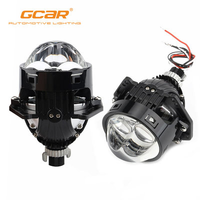 GCAR WST 3.0A-S Universal Projector Lens 3'' Double Laser LED Headlamp 65W LHD RHD High Low Beam Car LED Lamp Bi LED Projector