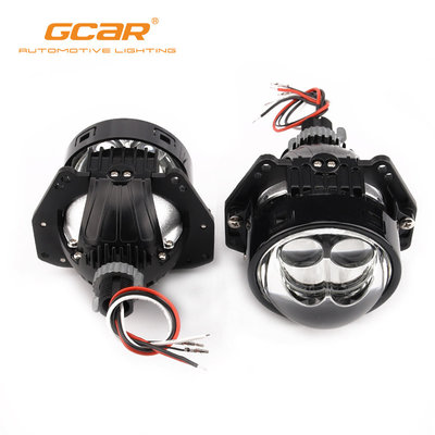 GCAR WST 3.0A-S Universal Projector Lens 3'' Double Laser LED Headlamp 65W LHD RHD High Low Beam Car LED Lamp Bi LED Projector