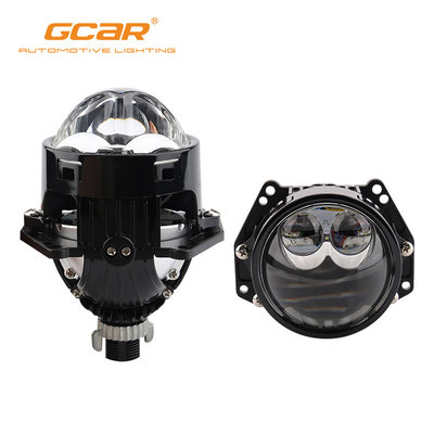 GCAR WST 3.0A-S Universal Projector Lens 3'' Double Laser LED Headlamp 65W LHD RHD High Low Beam Car LED Lamp Bi LED Projector