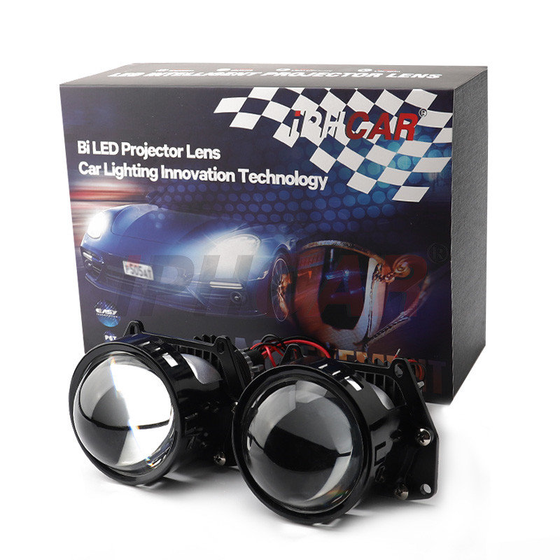 IPHCAR Factory Outlet 3.0 inch P6T universal car accessories Bi LED projector lens high brightness Car/motorcycle
