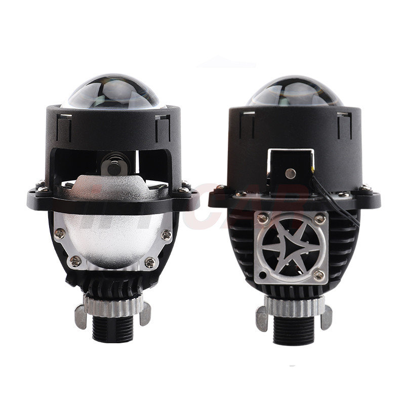 WST 2inch Bi LED Projector Lens with Shrouds 6000K Hi/Lo Beam Universal Projector Headlamp
