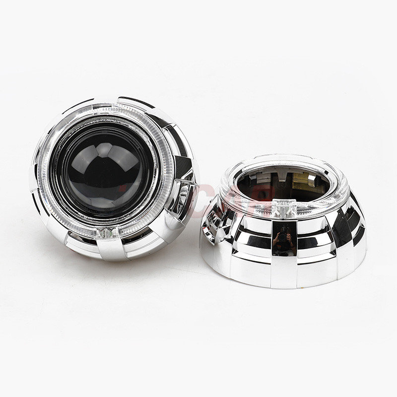 Retrofit Automotive Parts Angel Eyes Cover Led Projector Lens Shrouds Cover 3 Inch For Land Rover