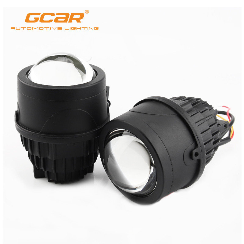 GCAR M628 3Inch Laser LED Fog Lights 90W Ultra Bright White Laser 3 LED Lens Fog Lamp Light Bulb For HB3 9005 H11 Auto lighting