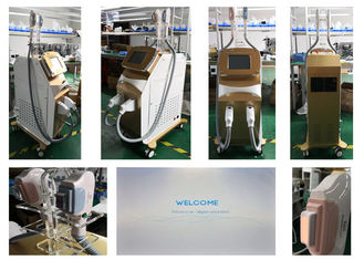 360 Magneto Optic IPL OPT Hair Removal Machine Two Handles Touch Screen supplier