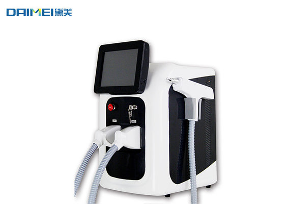 2 In 1 Portable Nd Yag Laser Q Switch Laser IPL Hair Epilator Laser Hair Removal Machine supplier