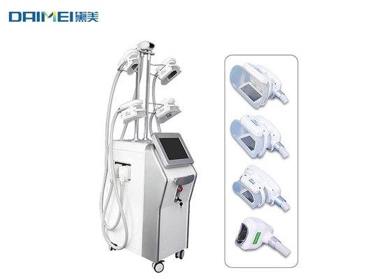 Vertical 4 Cryo Handles Work At The Same Time Cryolipolysis Device Body Sculpt Slimming supplier