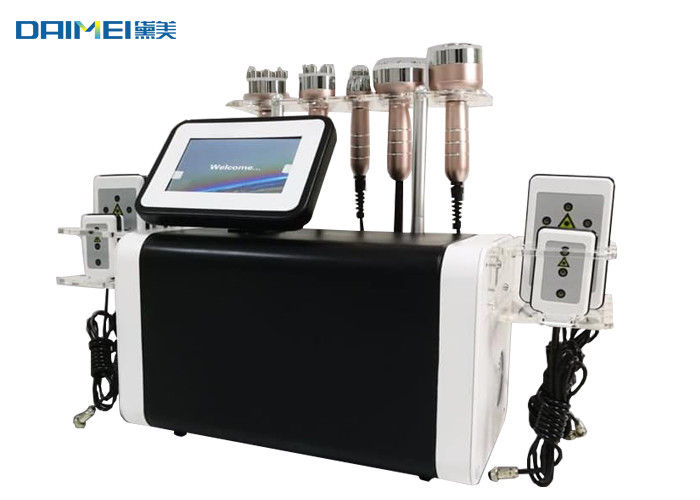 6 In 1 Lipo Diode Laser Pads Ultrasonic Cavitation Radio Frequency Machine supplier