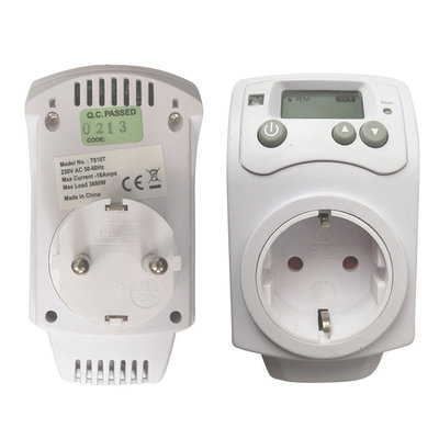 Intelligent PID Temperature Humidity Controller , Plug In Connection  Digital Thermostat