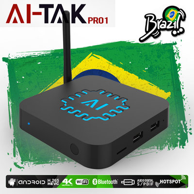 HTV5 IPTV Box Brasil  4K  400 TV Channels Bluetooth Android 6.0 With Playback