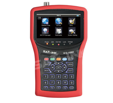 HD 6960 Satellite Signal Finder Meter With 4.3 Inch  LCD Screen High Definition