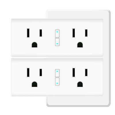 US Remote Control Wifi Smart Plug Voice Control With Echo / Google Home