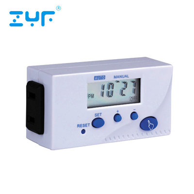CSA Approved Electronic Timer Plug , Mini Daily Lcd Display Programmable Digital Timer