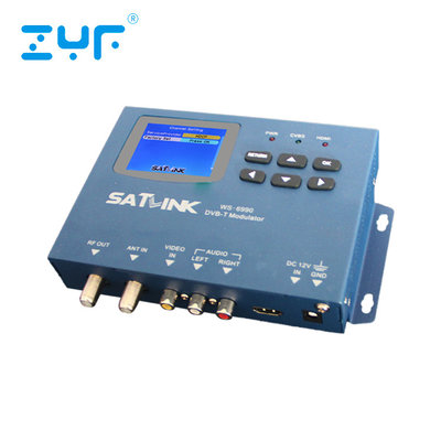 1 Route HDMI To DVB T Modulator Satlink Meter WS-6990  AV / HD Terrestrial Finder