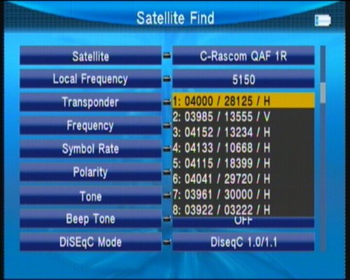 Original HD WS 6979 Satellite Finder DVB-S+ DVB-T Combo 4.3 Inch Display