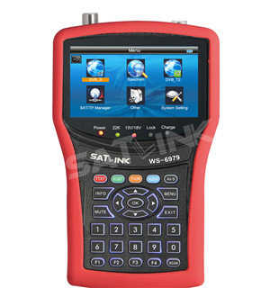 Original HD WS 6979 Satellite Finder DVB-S+ DVB-T Combo 4.3 Inch Display