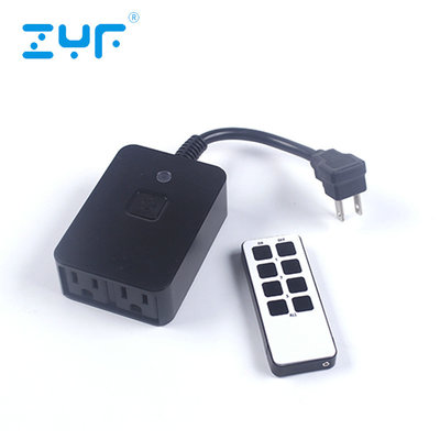 Outdoor Smart Plug Socket 80Ft Range , Universal Wireless Remote Control Power Outlet