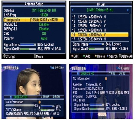 4.3 Inch DVB-S Digital Satellite Finder Meter With Patch / D Olby Factory