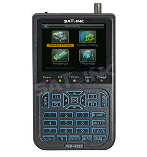 Digital DVB-S Satlink Satellite Finder Meter WS 6922 High Definition Free To Air With Spectum