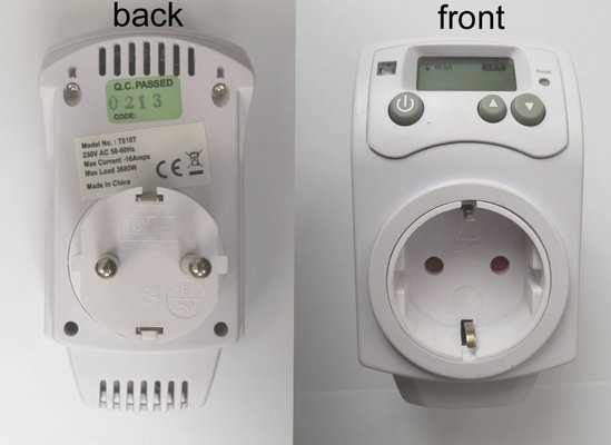 Household Power Plug In Temperature Controller For Heater / FAN 99.8% Accuracy