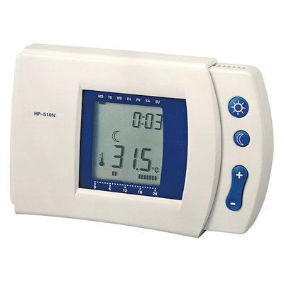 Big Screen Temperature Humidity Controller , 16 Amp Room Thermostat 80% Accuracy