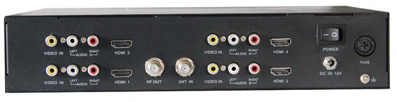 Digital 4 Route HD Video Modulator WS 7990 50~860 MHz High Performance