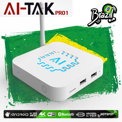 Wholelife Brazilian HTV Internet TV Streaming Box Android 7.1 Rockchip RK3229