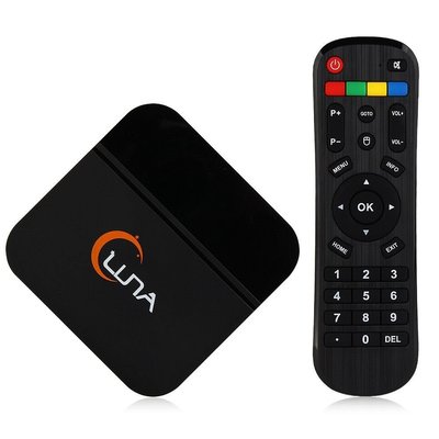 Black Luna Spanish IPTV Box 4K Android 5.1 1GB DDR3 RAM 8GB ROM