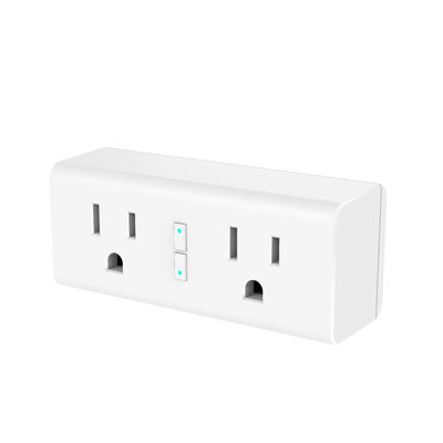 USA Wifi Power Plug 2 Oulets Support Amazon Alexa 2 In 1 Mode Smart Phone Remote