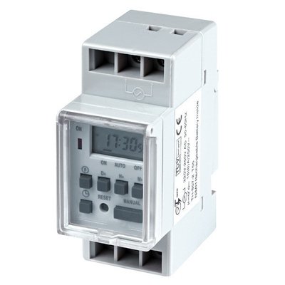 Programmable Electronic Timer Plug 16A Current 230V Easy Installation