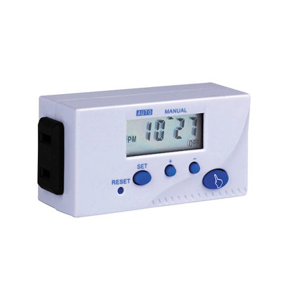 Promotional Electronic Timer Plug ,125VAC 60Hz Daily Digital Timer Plug
