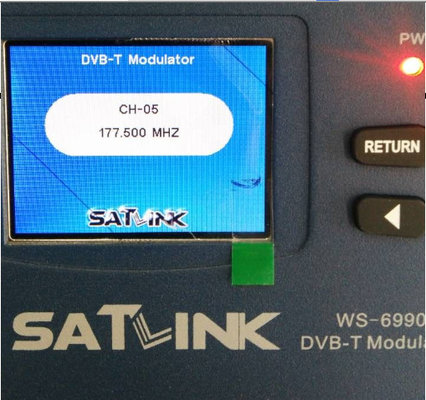 1 Route HDMI To DVB T Modulator Satlink Meter WS-6990  AV / HD Terrestrial Finder