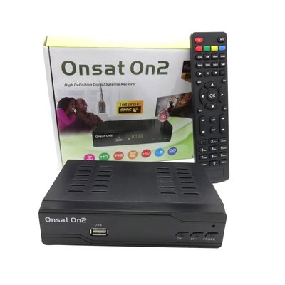 Volledige de Dongle Digitale Satellietontvanger Afrika 1080P Volledige HD dvb-S2 ONSAT ON2 van Snelheidsusb 3G