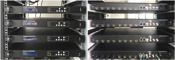8 In 1 Out H 264 HDMI To DVB T Encoder Modulator HD To COFDM RF Modulator COL5011U supplier