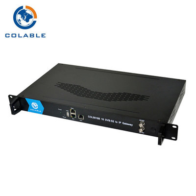 16 CH DVB S2 ISDB T DVB IP Gateway With IP MPTS SPTS Output COL5816B supplier