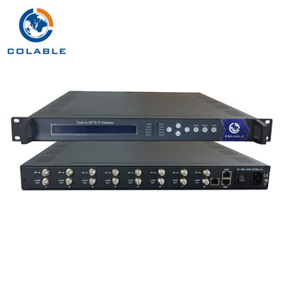 8 Channel ASI To IP Gateway , Digital CATV & IPTV 8 ASI To IP SPTS DVB Gateway supplier
