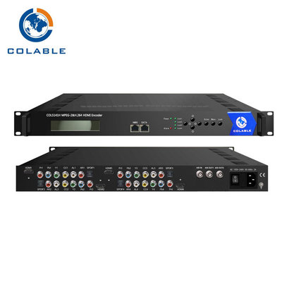 4 CH DVB Mpeg2 Video Encoder , Audio & Vdieo H 264 HDMI AC3 Encoder COL5141H supplier
