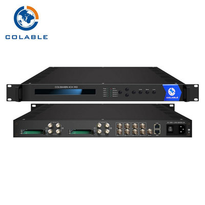 Satellite Descrambler Integrated Receiver Decoder DVB S2 To IP 4 Tuner Inputs supplier