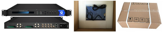 Satellite Descrambler Integrated Receiver Decoder DVB S2 To IP 4 Tuner Inputs supplier