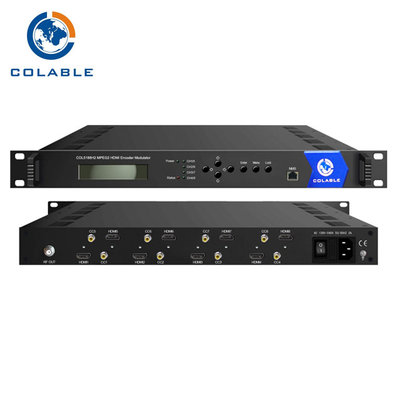 MPEG 2 Hdmi Encoder Modulator , 8 Channels HDMI DVB Modulator COL5188H2 supplier