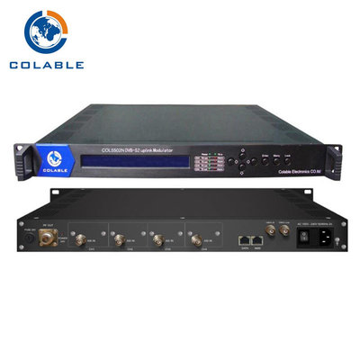 Digital Satellite Uplink IP To RF Modulator With QPSK 8PSK 16APSK 32APSK Modulation supplier