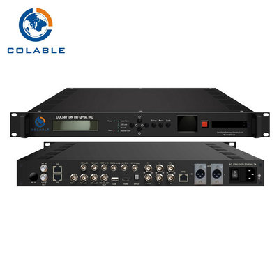 Decryption DVB S2 Professional IRD Satellite Receiver With HDMI SDI CVBS Output supplier