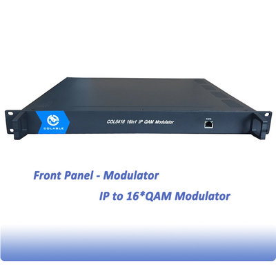 1024 IP Input Hdmi Qam Modulator 16 QAM RF Output  , Digital Video IP To DVB C Modulator supplier