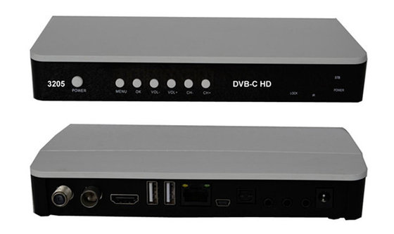 HD QAM STB Digital Cable Set Top Box , Satellite Tv Receiver Decoder For Home Hospital supplier