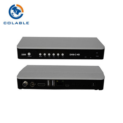 HD QAM STB Digital Cable Set Top Box , Satellite Tv Receiver Decoder For Home Hospital supplier