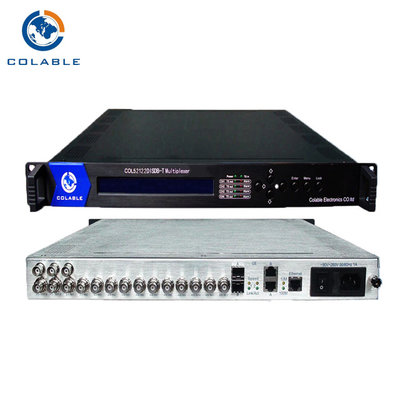 12 * ASI Input Digital Video Multiplexer , Hd ISDB T Multiplexer Support PCR supplier
